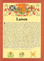 Surname Database: Larsen Last Name Origin