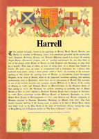 Surname Database: Harrell Last Name Origin