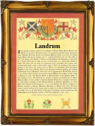 Surname Database: Landrum Scroll Details