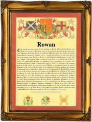 Surname Database: Rowan Last Name Origin