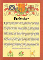 Surname Database: Frobisher Last Name Origin