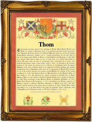 Surname Database: Thom Last Name Origin