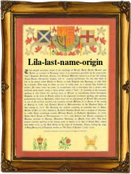 Surname Database: Lila-last-name-origin Scroll Details