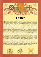 Surname Database: Foster Last Name Origin