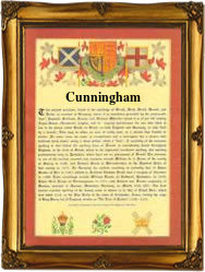 Surname Database: Cunningham Last Name Origin