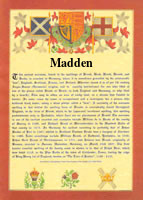 Surname Database: Madden Last Name Origin
