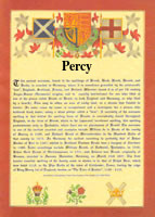 Surname Database: Percy Last Name Origin