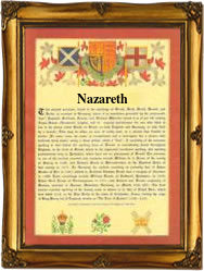 Surname Database: Nazareth Last Name Origin