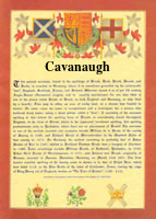 Surname Database: Cavanaugh Last Name Origin