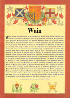Surname Database: Wain Last Name Origin