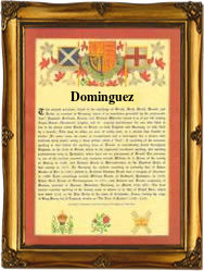 Surname Database: Dominguez Last Name Origin