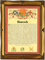 Surname Database: Hancock Last Name Origin