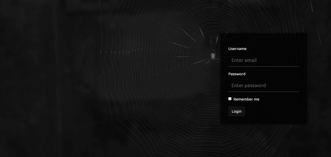 Bootstrap Login Form With Background Image - W3Hubs.com