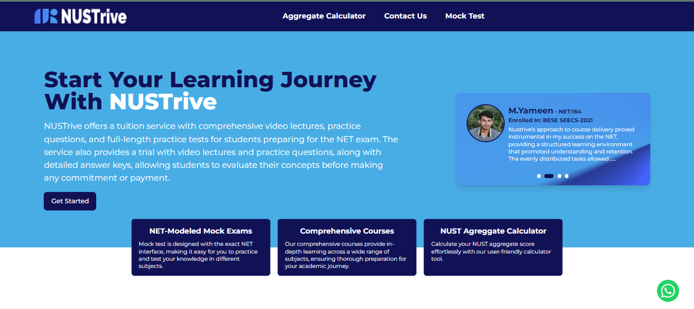 GitHub - myameen123/nustrive-website