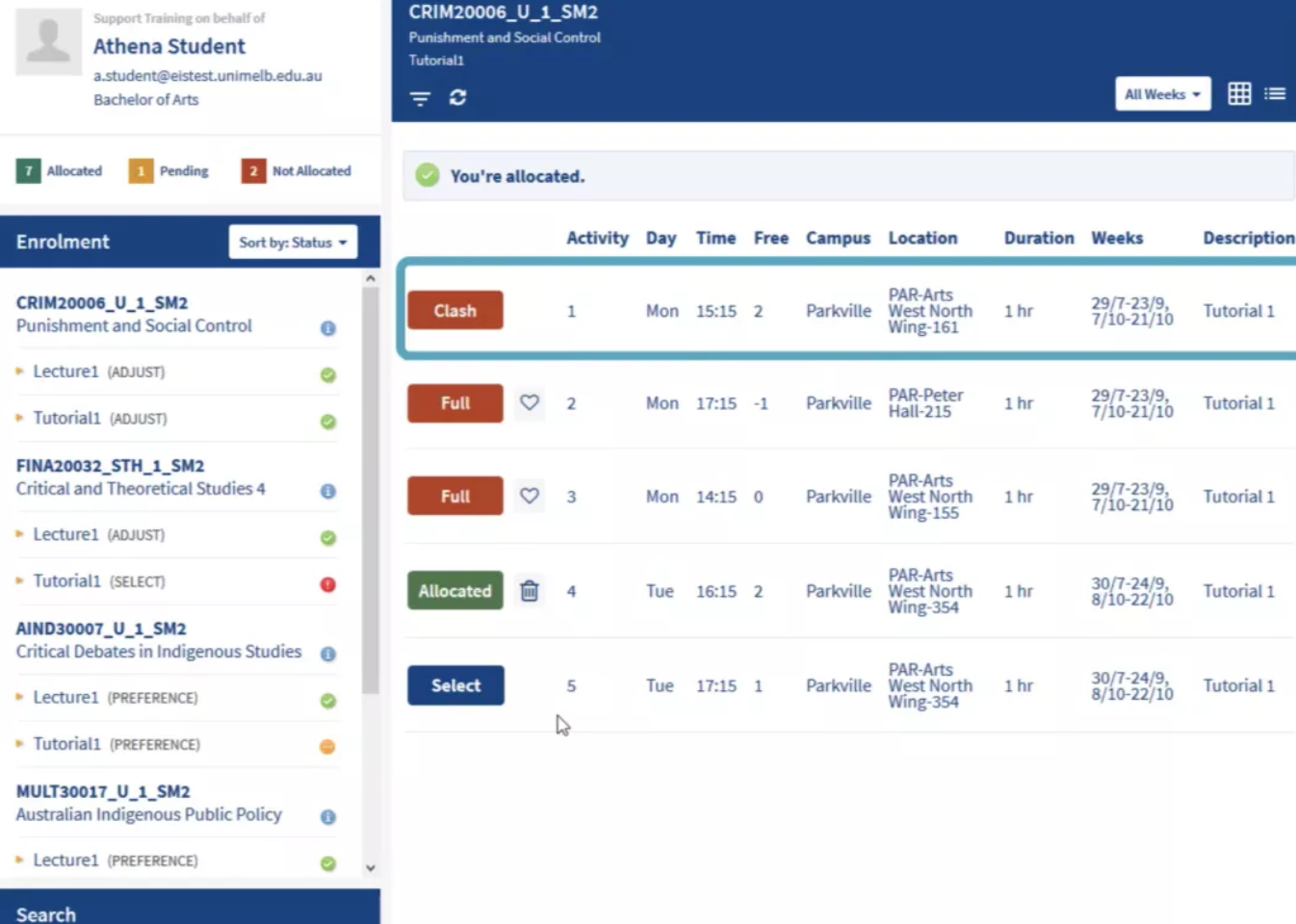 UniMelb 墨尔本大学 ｜ 2022 Timetable 使用指南,手把手教你 如何安排 和 调整 课表 |澳洲匠人学院