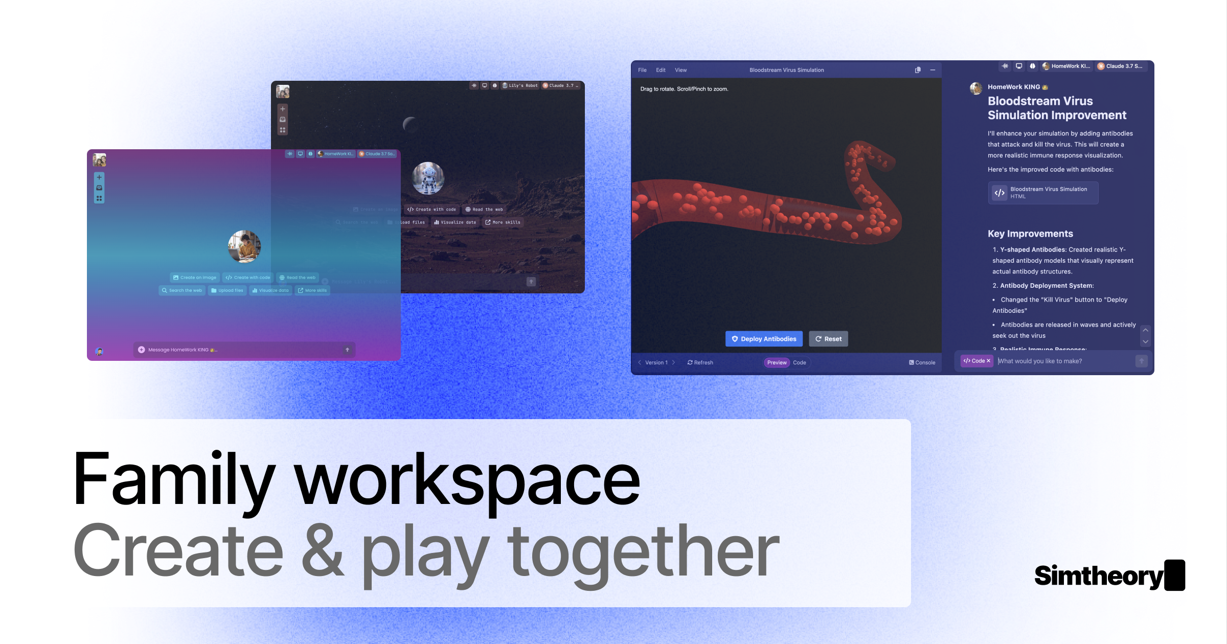 Family AI Workspace - Simtheory