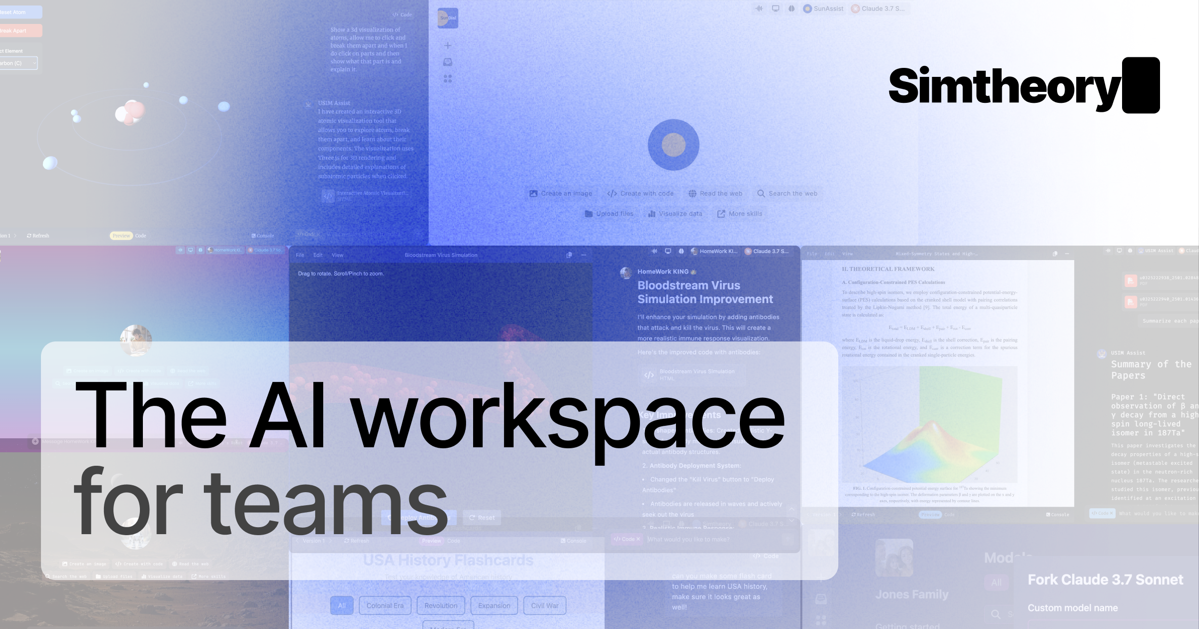 Screen sharing with AI - Simtheory