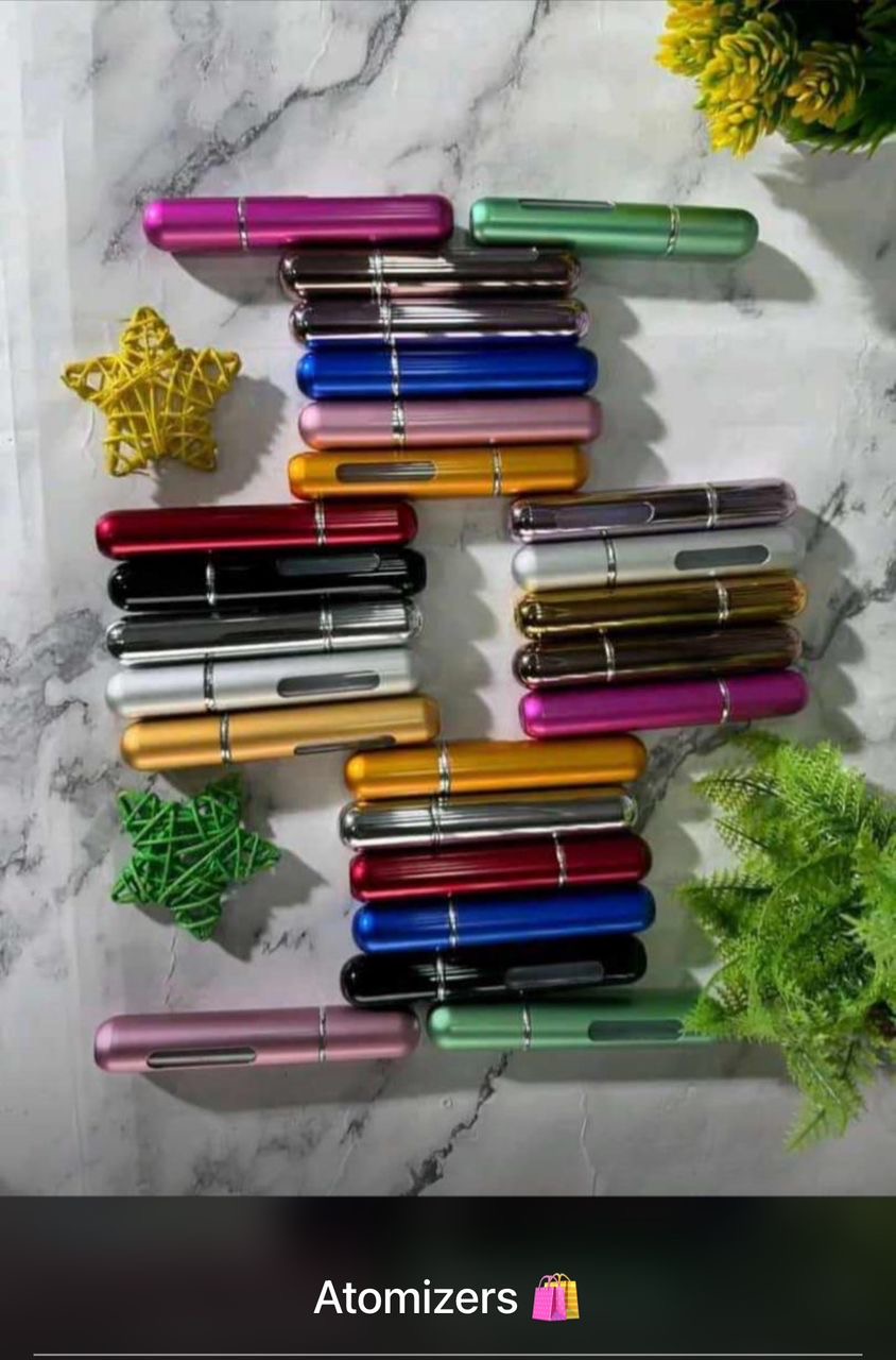 Atomizer Bottle Fill Easily Portable Aluminum Atomizer Refillable Travel Bottle For Travel