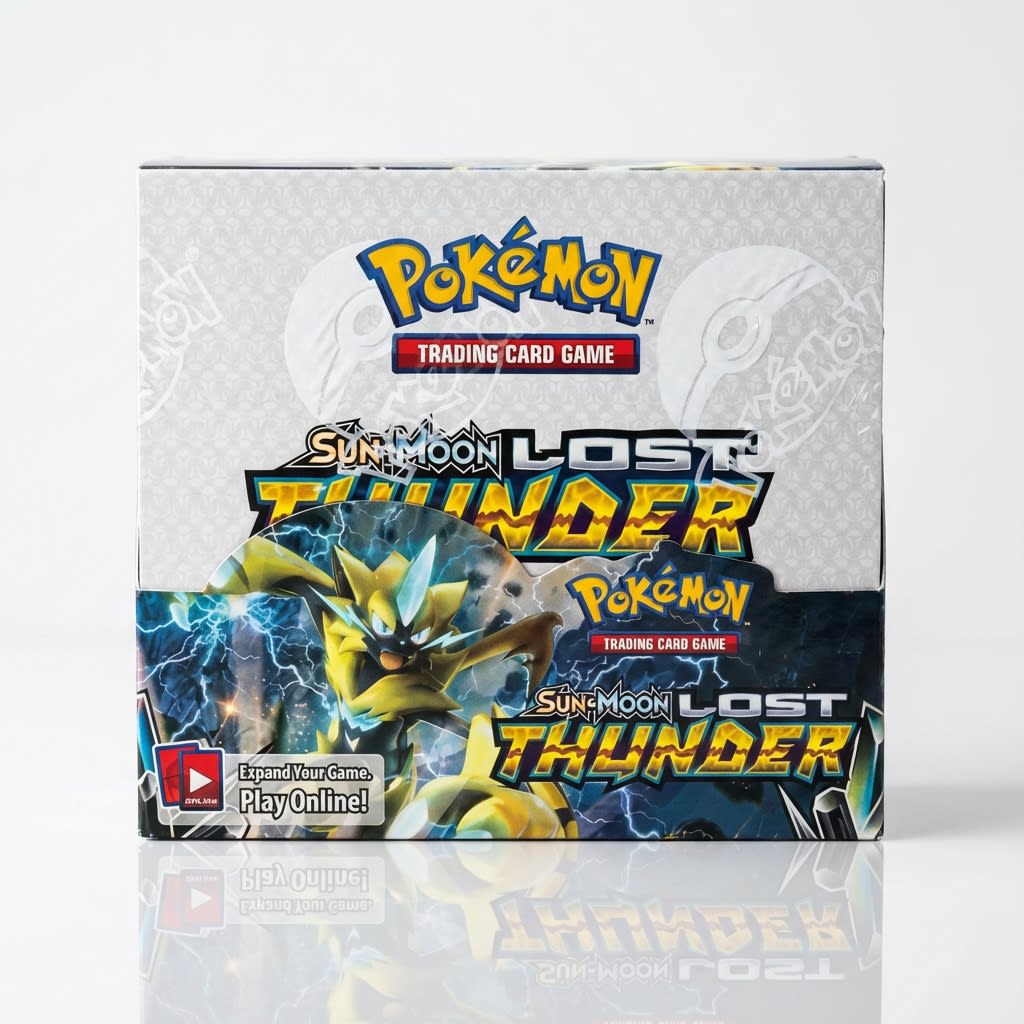 Pokemon TCG Sun and Moon Lost Thunder Booster Display Box (36 Packs ...