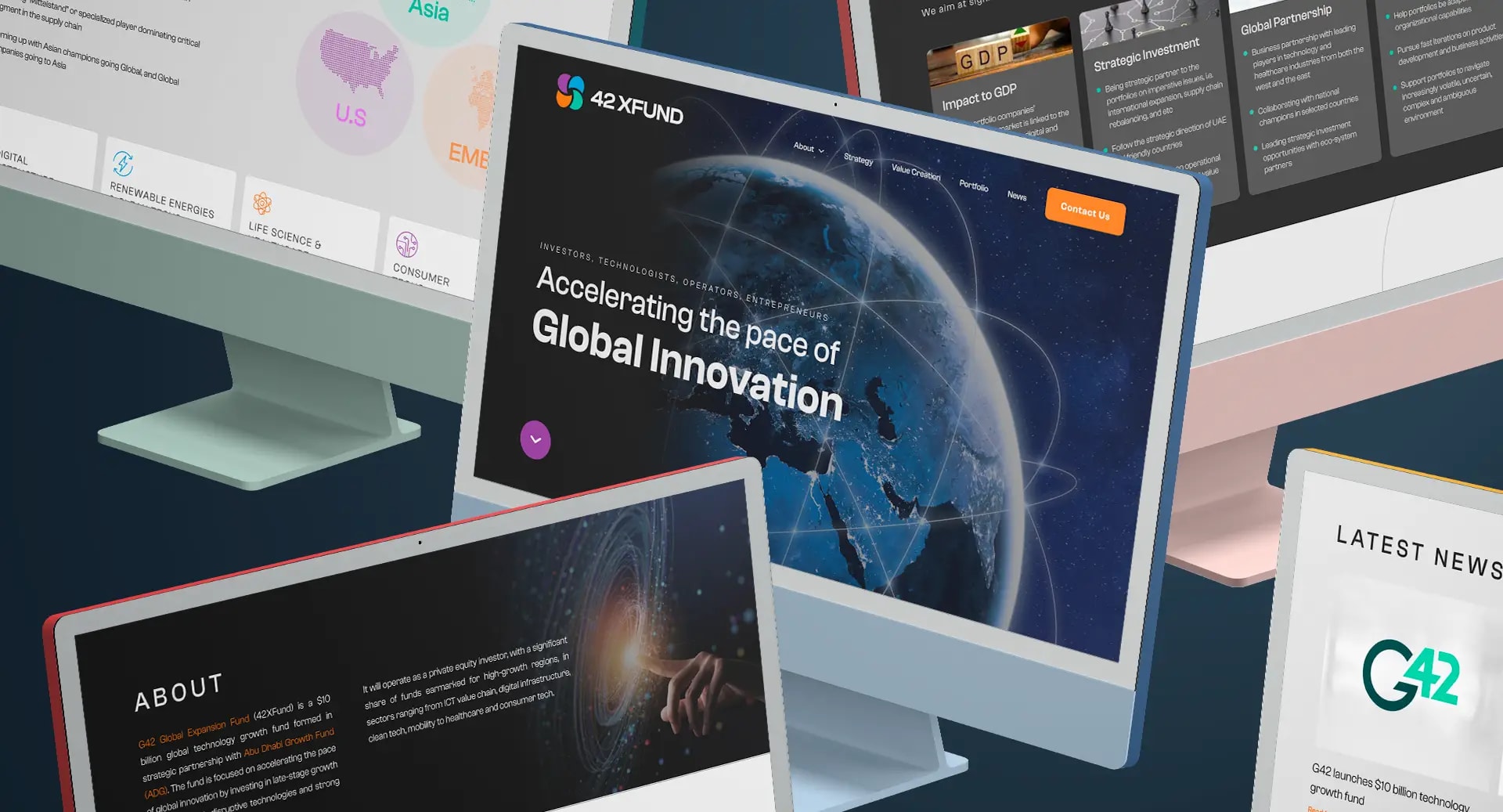 Web Design Case Study - 42X FUND | GTECH