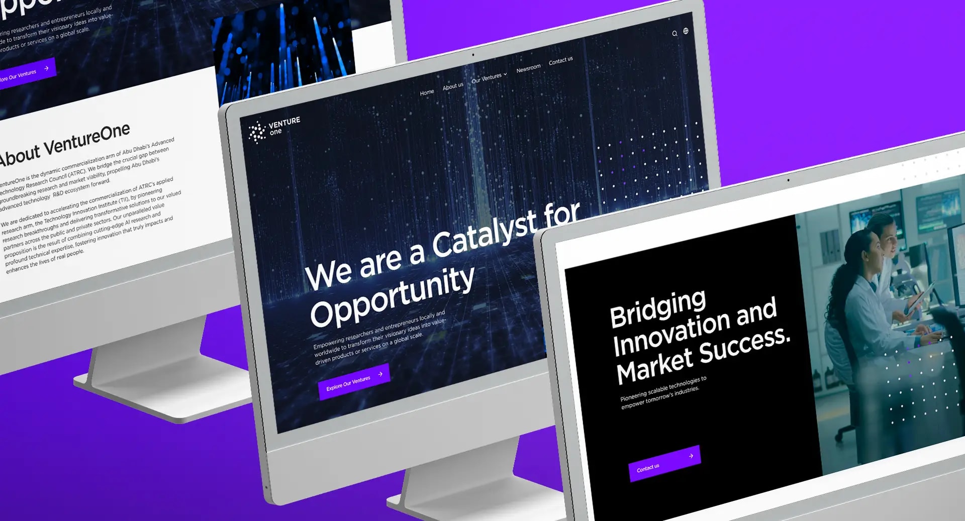 Website Development Case Study for VentureOne | GTECH