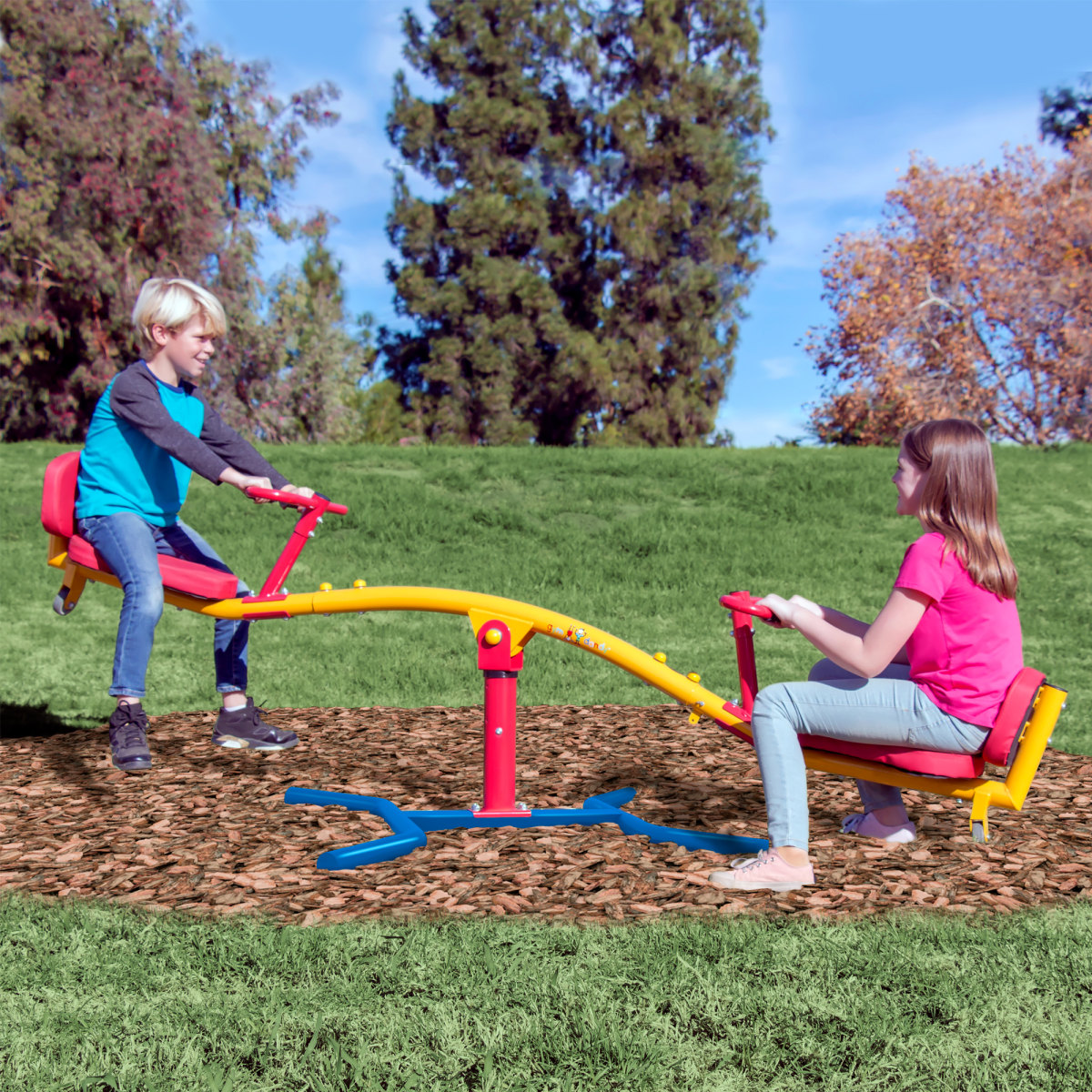 Children's outdoor teeter totter store