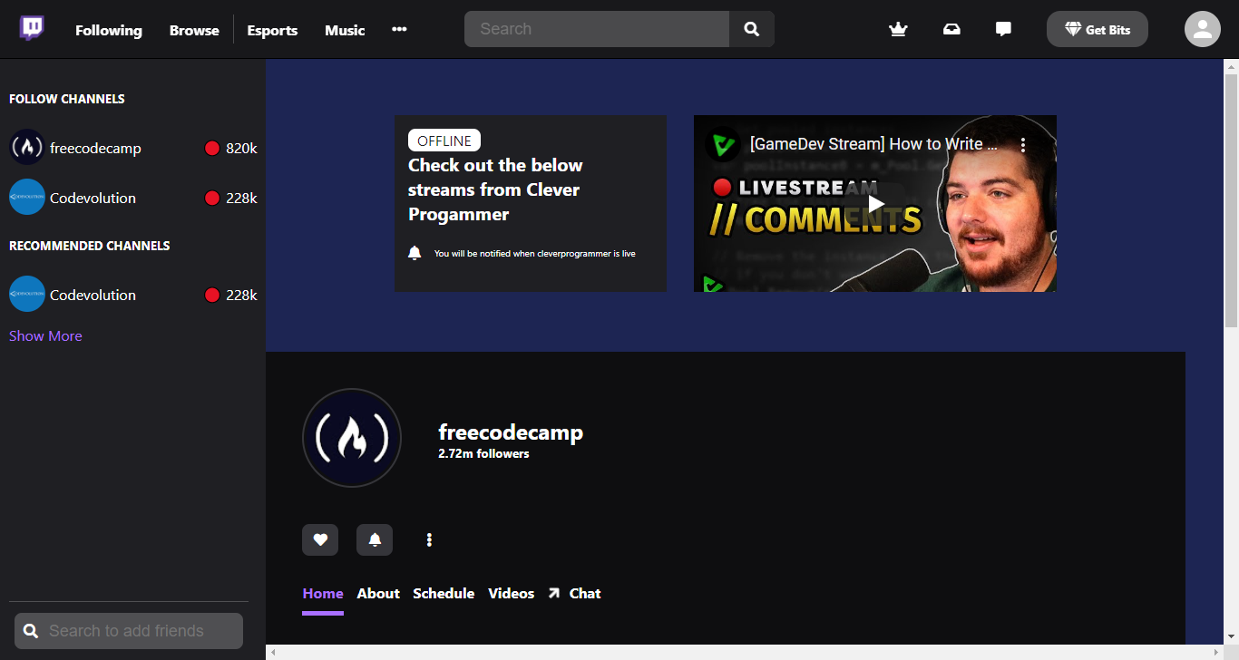GitHub - ravindrakumarkumawat/twitch-clone: It is a live streaming app.