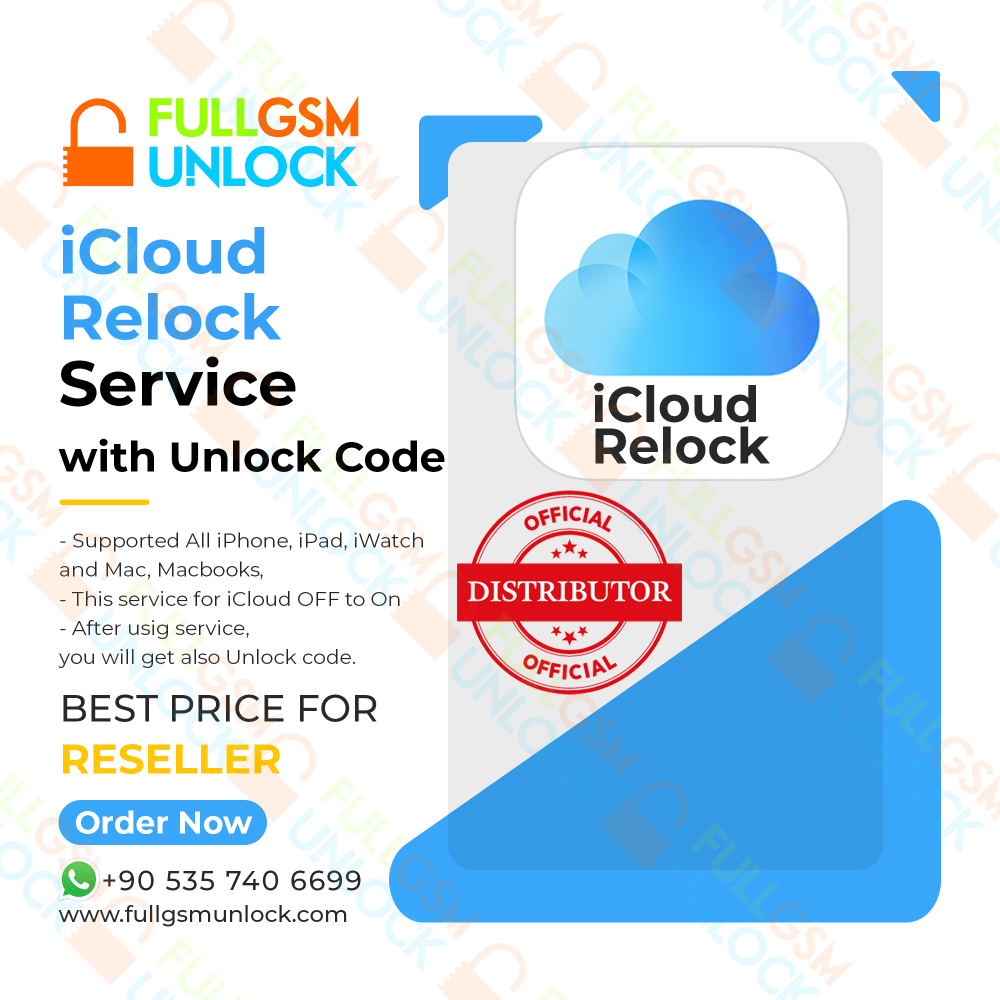 iCloud Relock Service with Unlock Code - Best Price for Reseller and ...