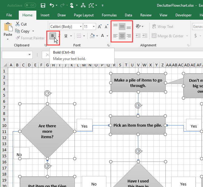 Create Awesome Flowcharts In Excel – Excel Examples