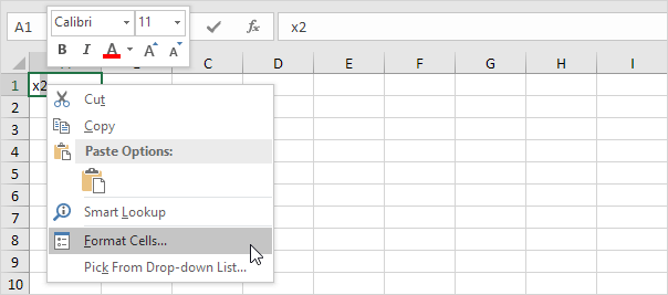 How To Easy Use Superscript And Subscript in Excel – Excel Examples