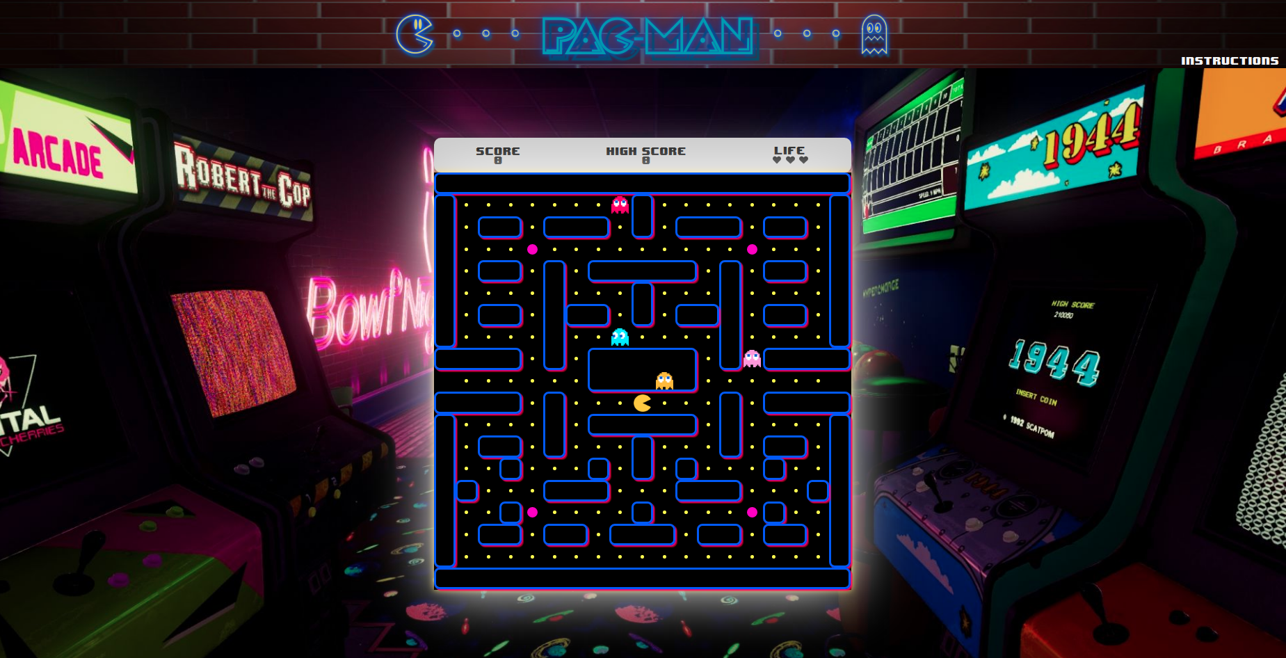 GitHub - Axel0310/Pacman: Developpement of Pacman game using HTML/CSS/JS/DOM