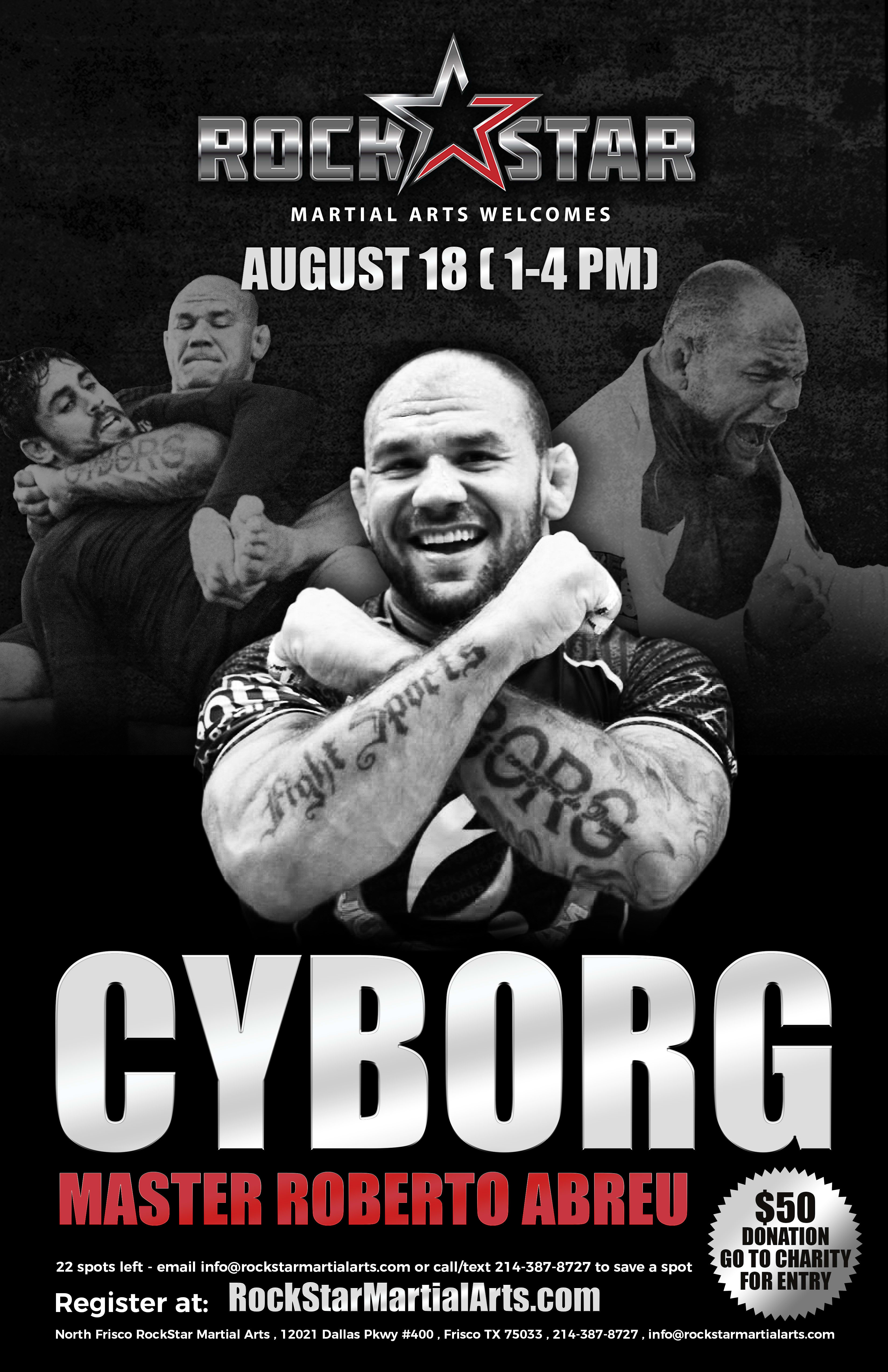 Seminar with Multi Time World Champion Jiu Jitsu Black Belt, Roberto ...