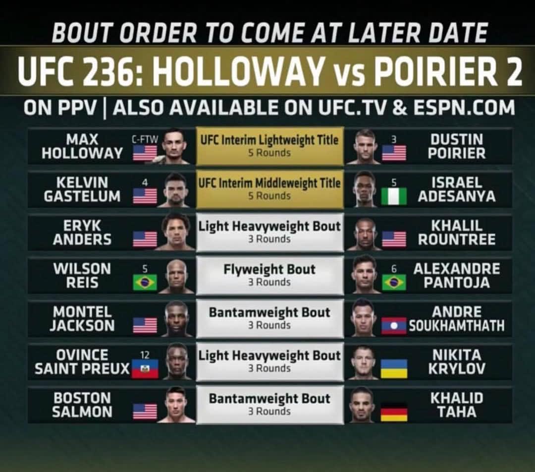 ERYK ANDERS FIGHT ANNOUNCEMENT!