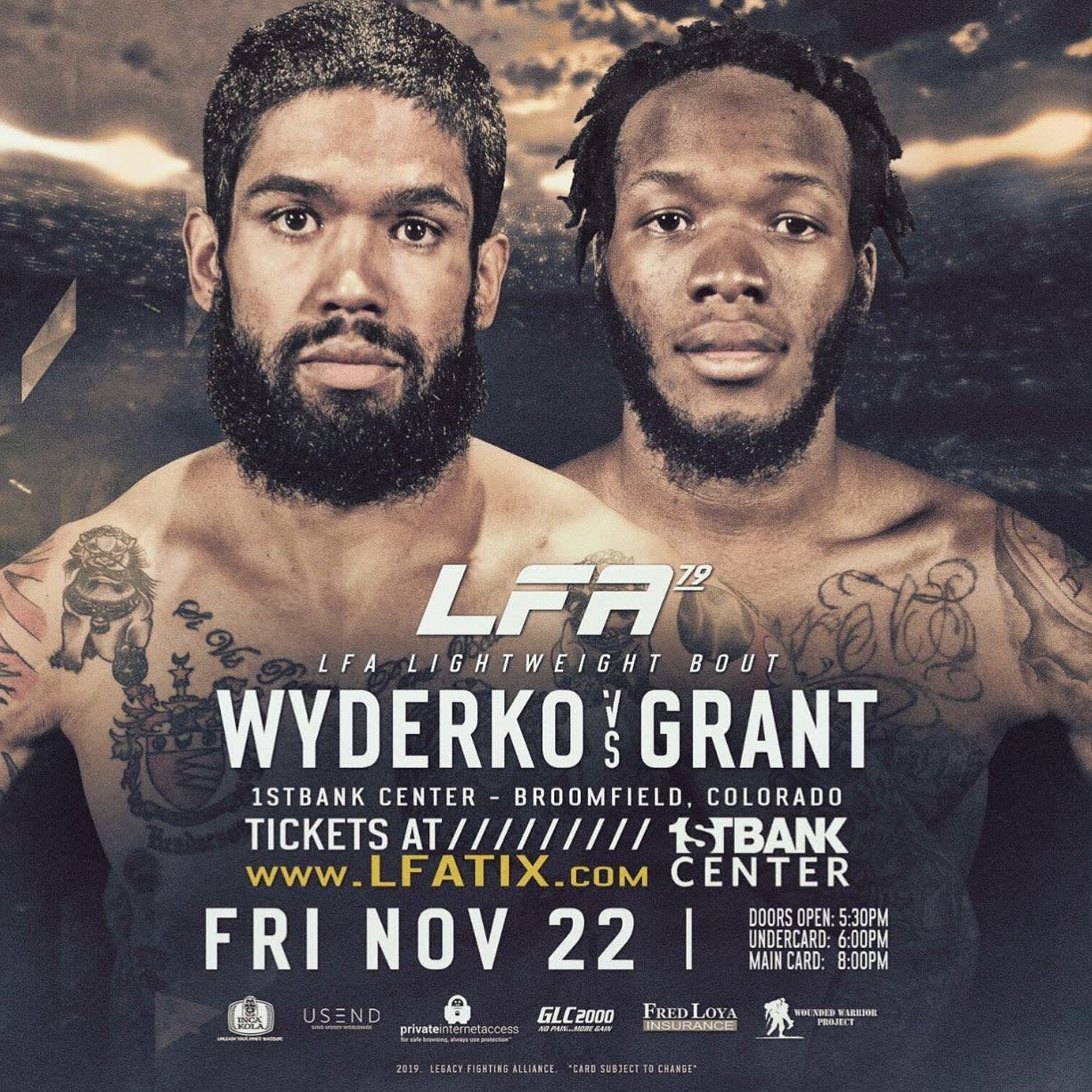 ERIC GRANT FIGHT ANNOUNCEMENT: