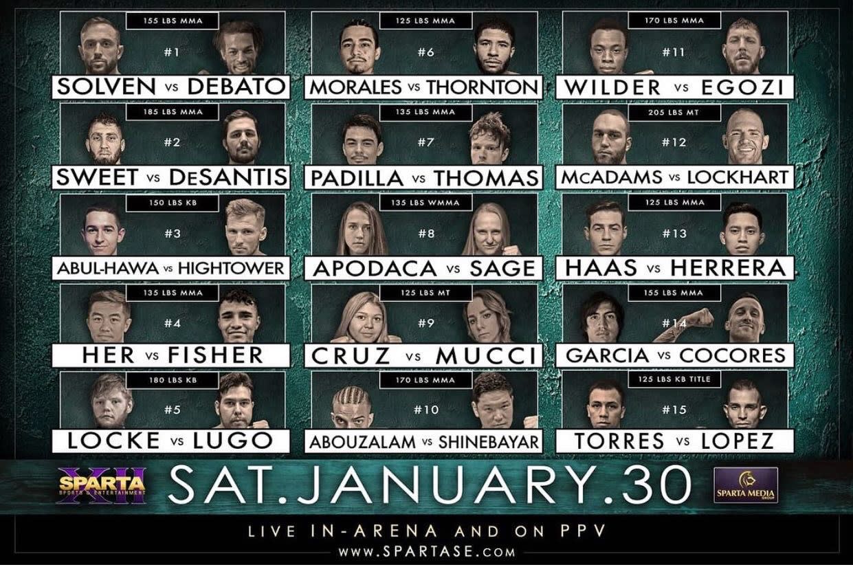 FIGHT WEEK FOR TODD DEBATO, OSCAR HERRERA, ALEXIS APODACA AND JOEY ...