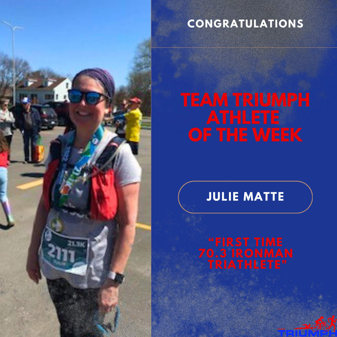 Athlete of the Week Spotlight: Julie Matte's Inspiring Triathlon Journey