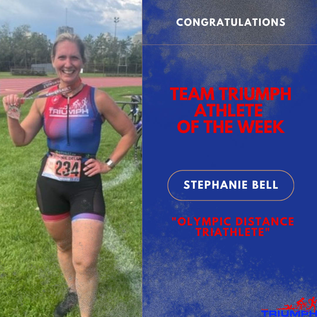 Athlete of the Week - Stephanie Bell: Conquering Triathlons with Team ...