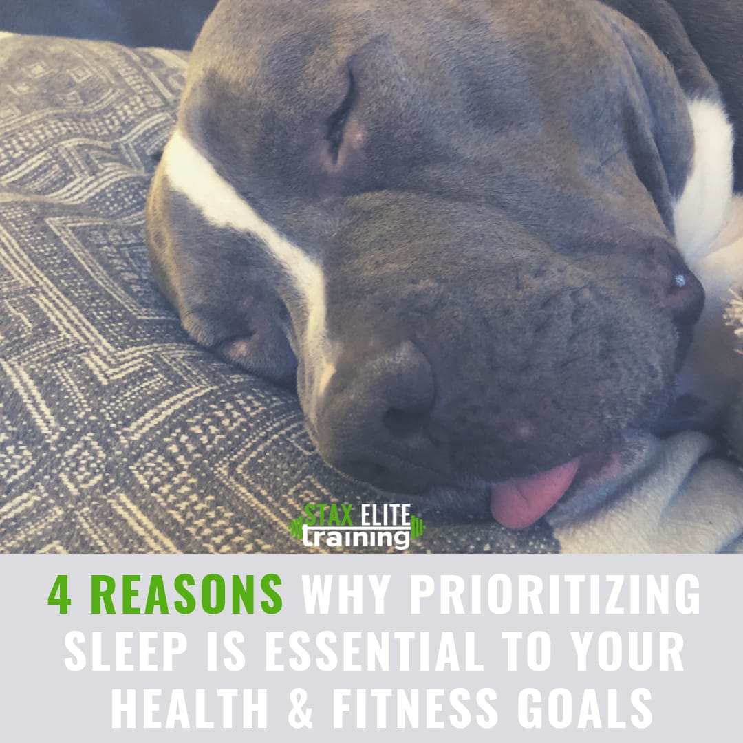 4 REASONS WHY PRIORITIZING SLEEP IS ESSENTIAL TO YOUR HEALH & FITNESS GOALS