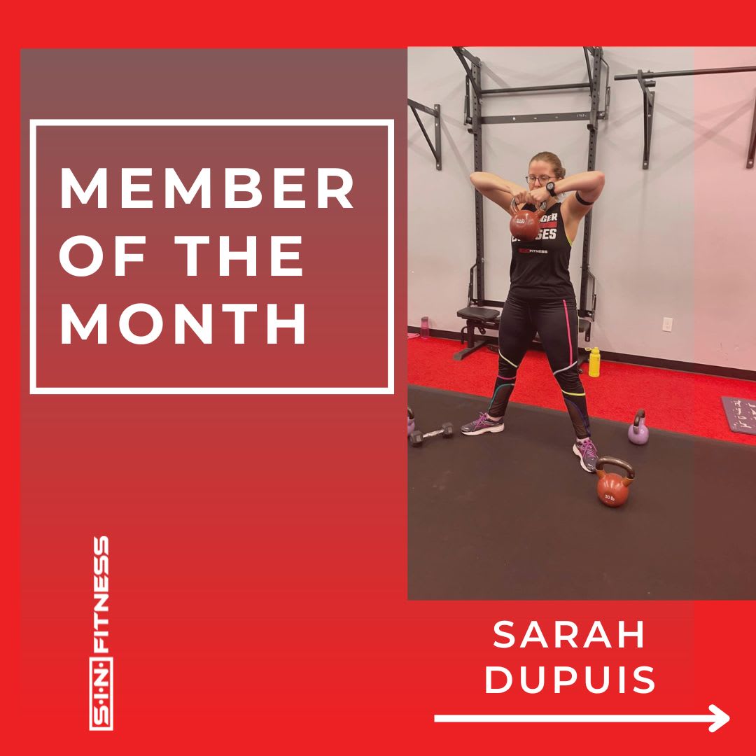 Member of the Month for May is Sarah Dupuis