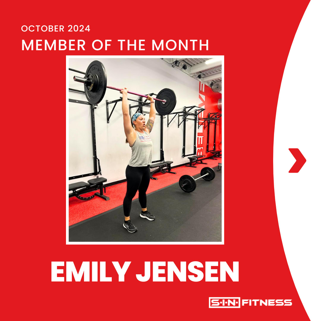 Member of the Month for October 2024 is Emily Jensen!