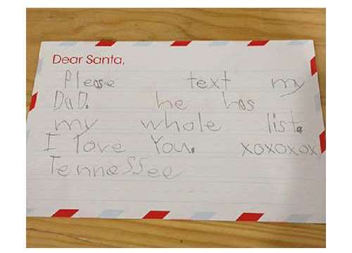 30 Funny Kids Letters to Santa - Joyenergizer