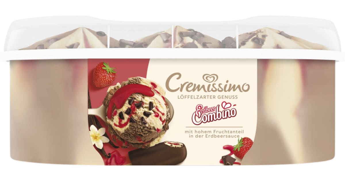 Eskimo Cremissimo a la Erdbeer Combino in deiner MPREIS Filiale einkaufen