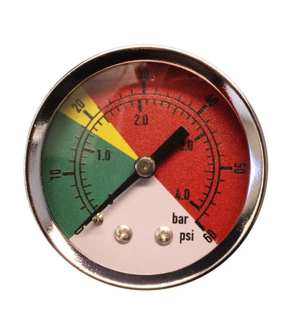 Visual Gauge 0-60 psi 12/50AT Ditech AS - Leverandør av alt innen filter