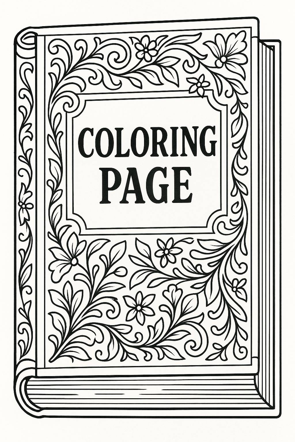 Book Cover / Coloring Page / Learning Corner