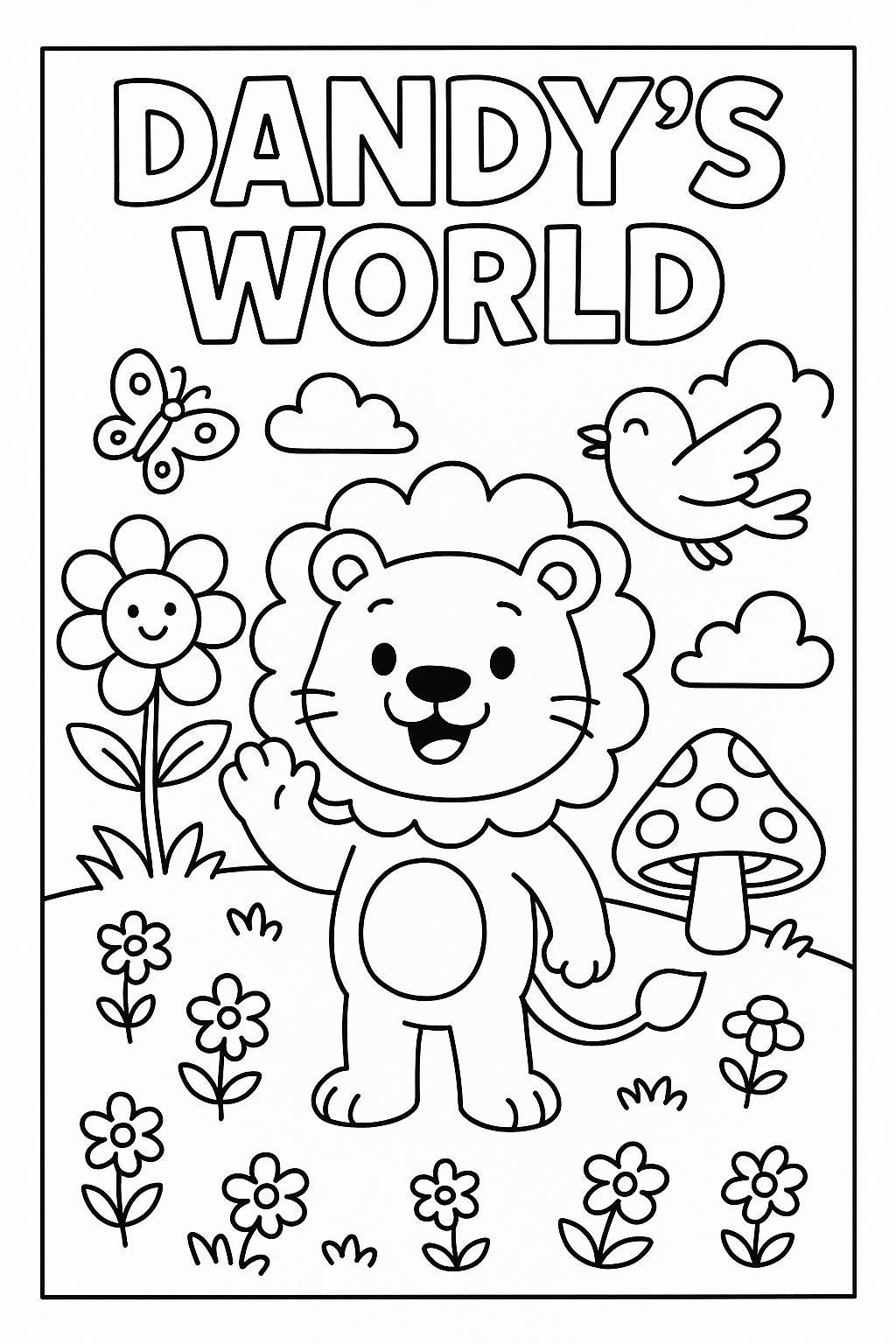 Dandy’s World / Coloring Page / Learning Corner