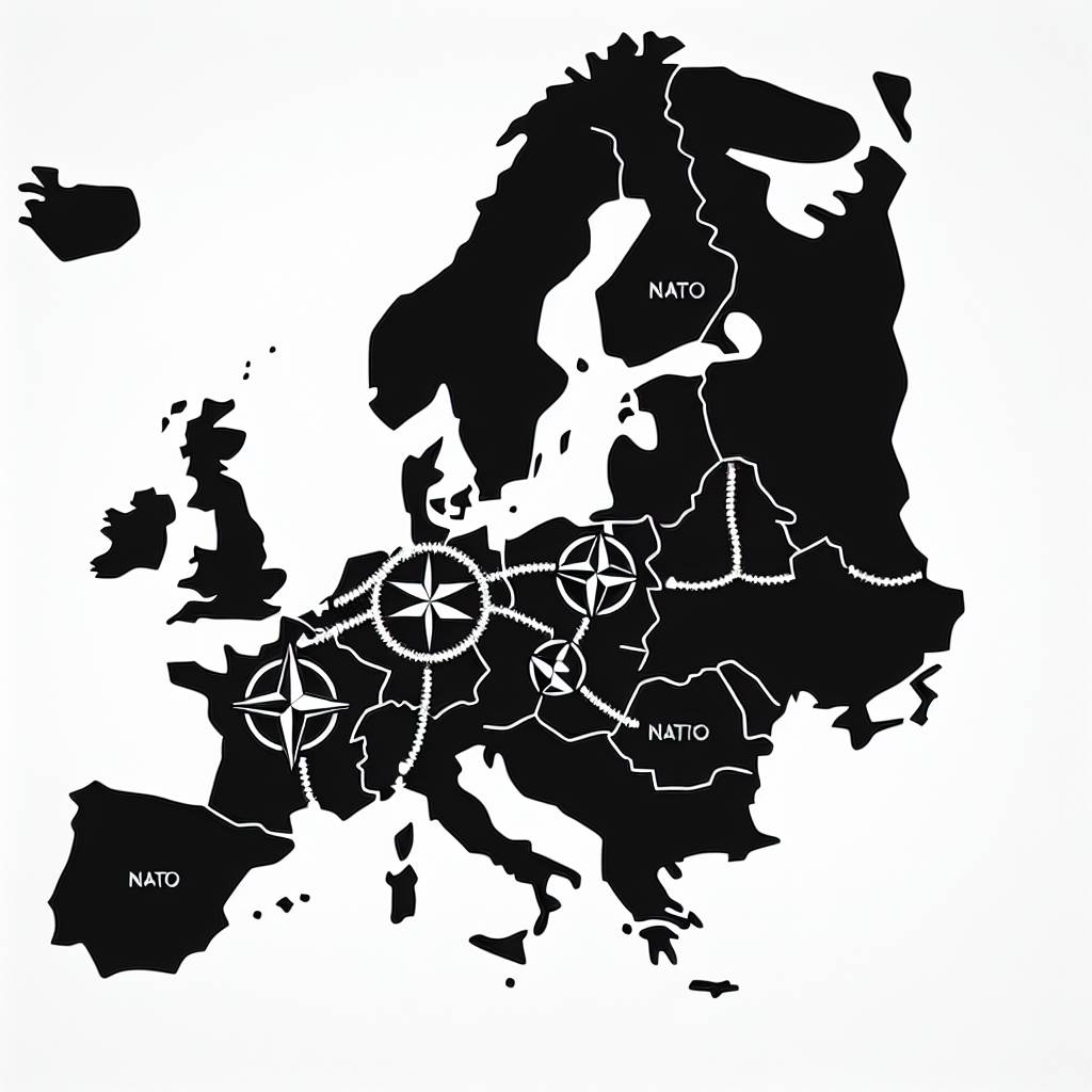 Nato formed / Coloring Page / Learning Corner