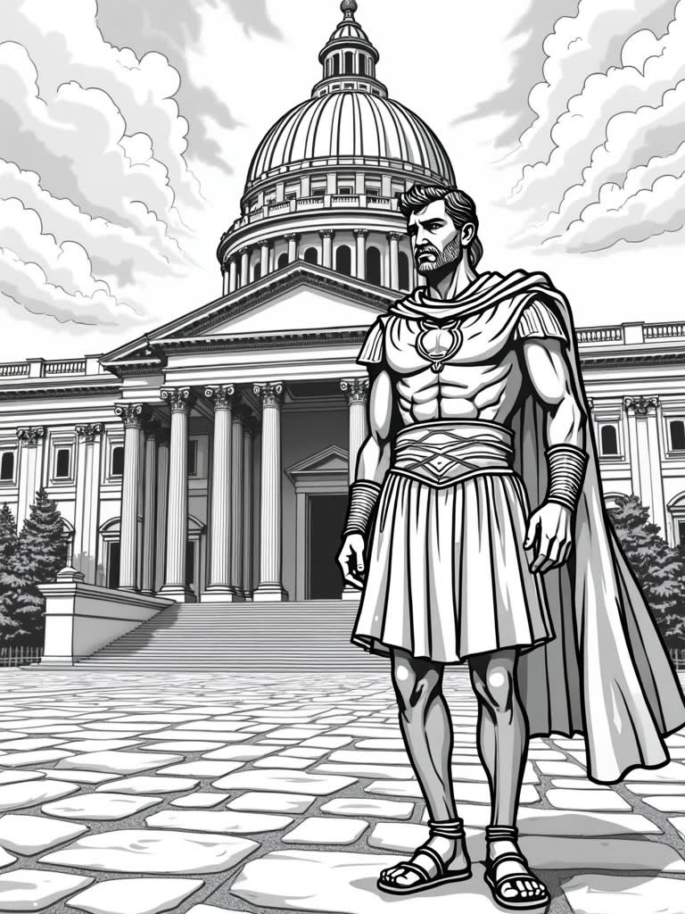 Roman Empire / Coloring Page / Learning Corner