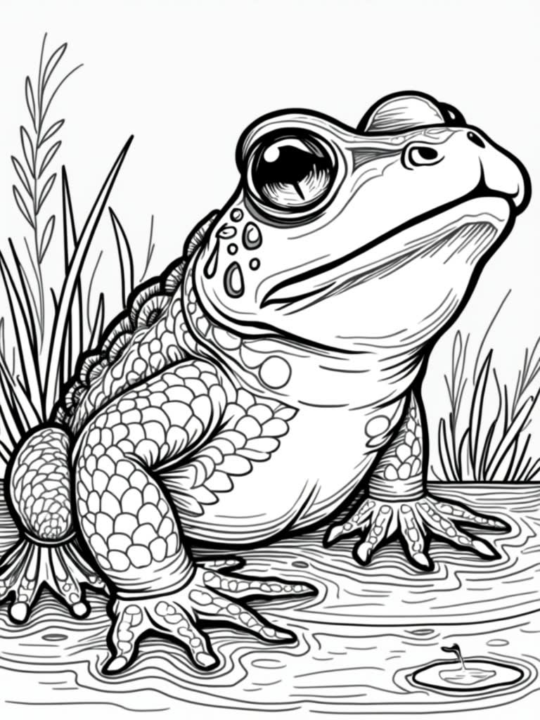 Tadpole / Coloring Page / Learning Corner