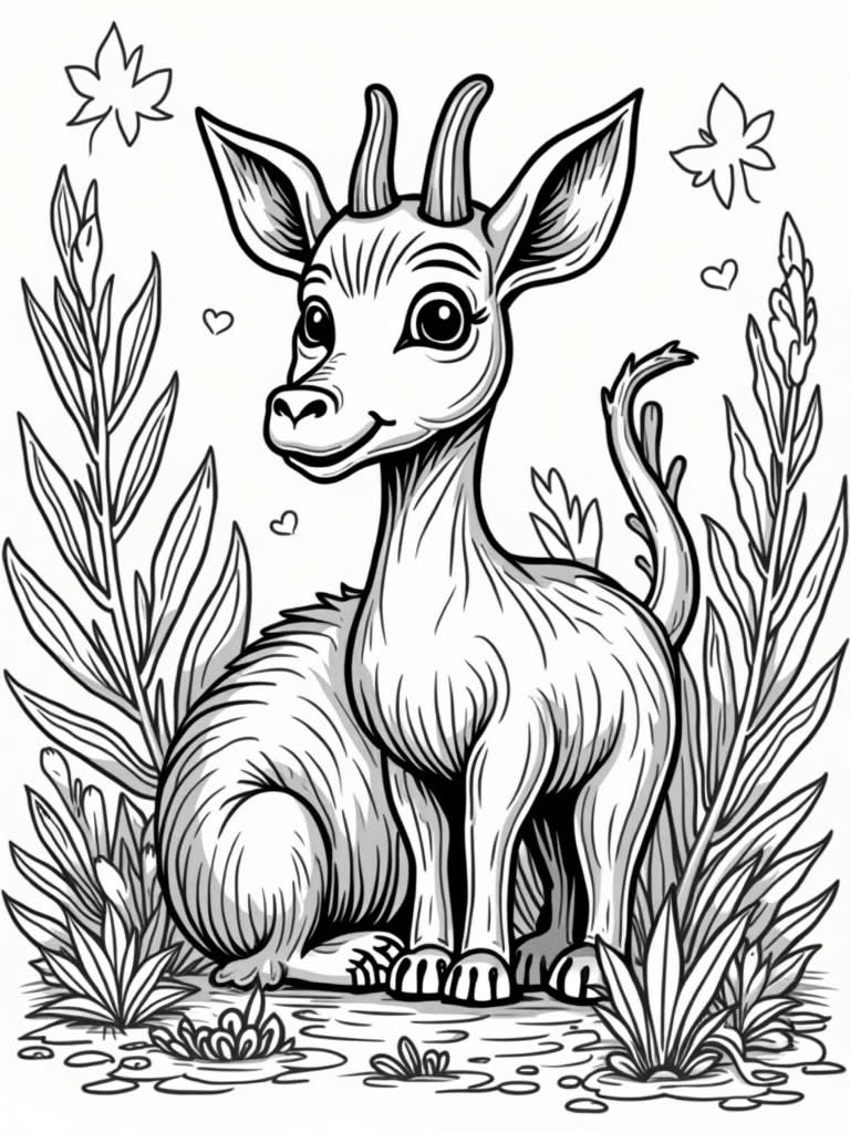 australian native animals / Coloring Page / Learning Corner