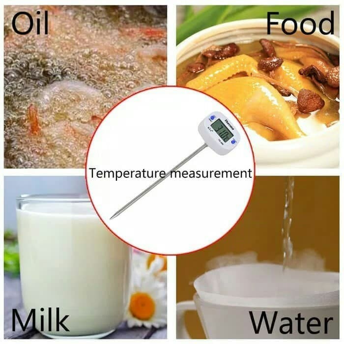 Jual Thermometer Makanan Digital Fleksible Pengukur suhu masak Air ...